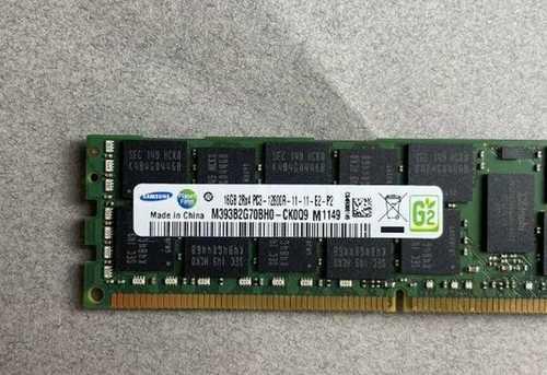 2 шт DDR3 ECC REG samsung 16GB 1600 для Андрея
