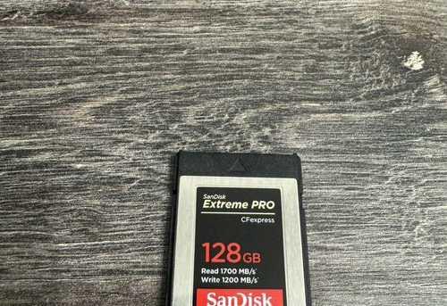 Карта памяти cf express type b 128 sandisk