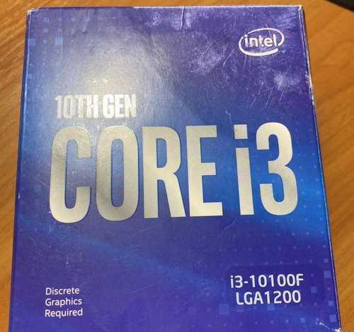 Процессор intel core i3 10100f