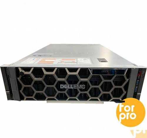 Сервер dell R940 8SFF 4x6234Gold 128GB, H730p