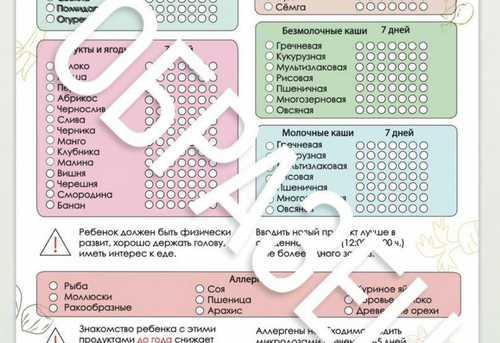 Трекер первого прикорма