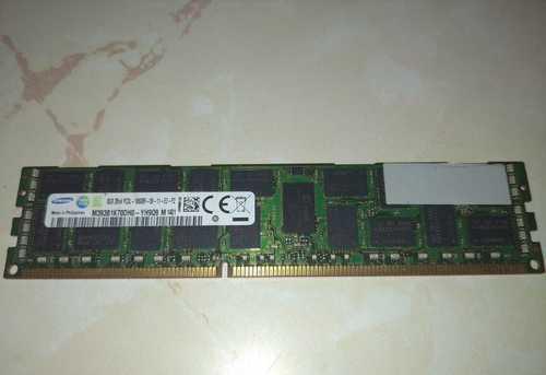 Память ddr3 8gb Samsung PC3L-10600R ECC-REG