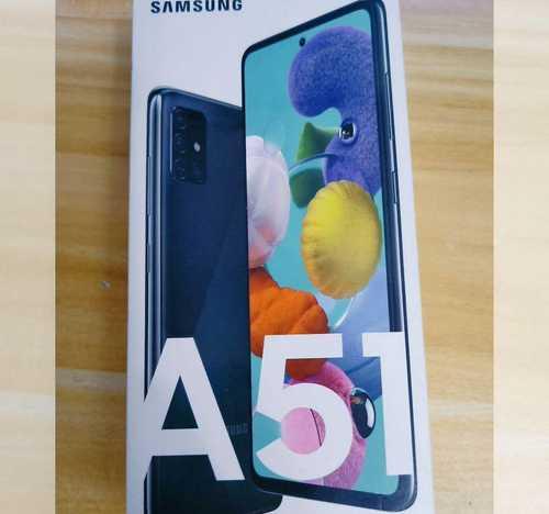 Коробка от samsung galaxy a51