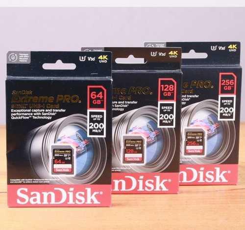 Карты памяти SD SanDisk Extreme PRO (оригинал)