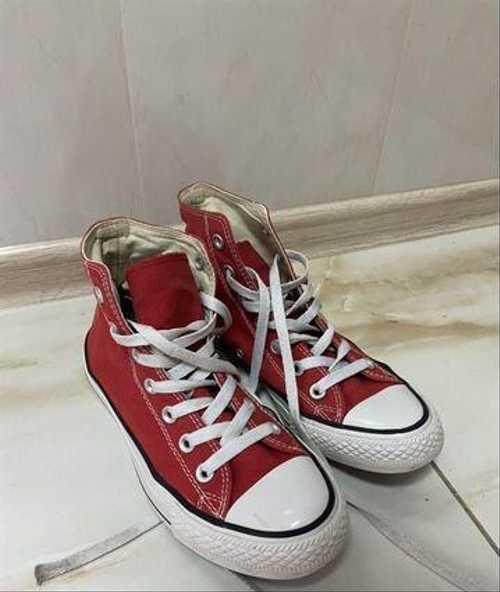 Кеды converse красные