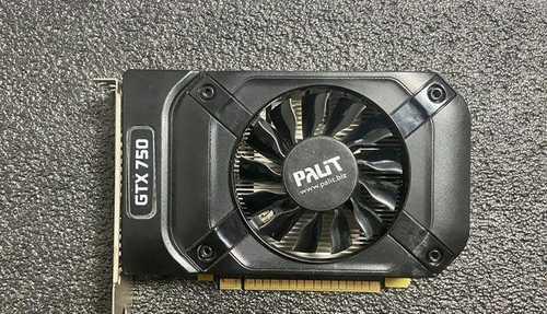 Видеокарта Palit Geforce GTX750 1Gb