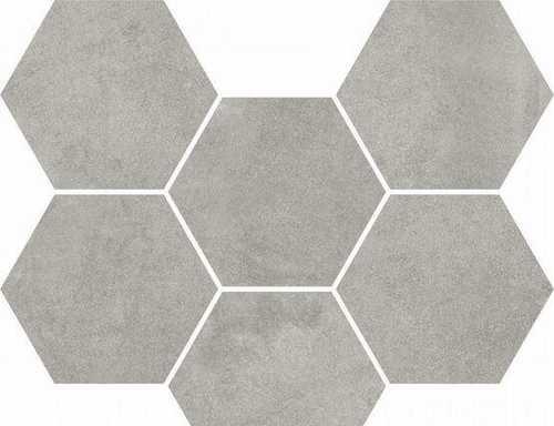 620110000173 Expo Grey Mosaico Hexagon