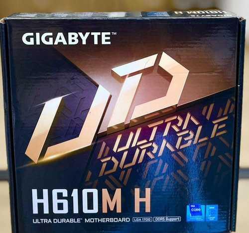 Материнская плата Gigabyte H610M H DDR5 (LGA 1700)