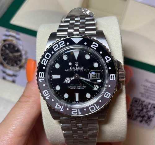 Часы Rolex Gmt Master 2 black gray NEW 2024