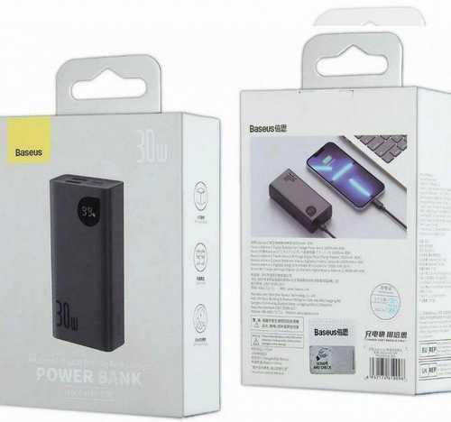 Powerbank Baseus Adan2 10000mAh 2USB/1USB-C 30W ч