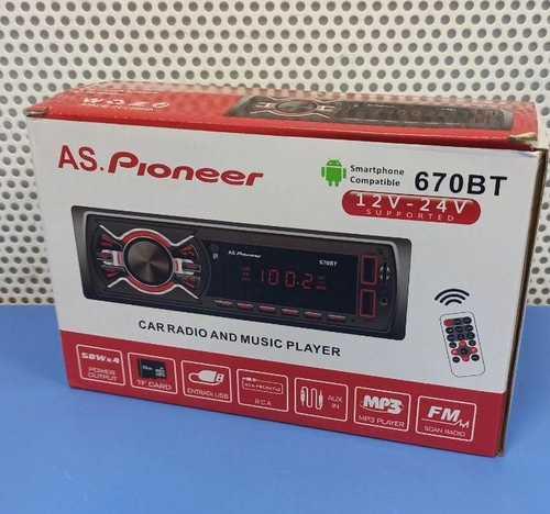 Автомагнитола Pioneer Model: 670BT с пультом ду