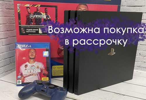 Приставка PS4 PRO 1Тб (Комплект как с магазина)