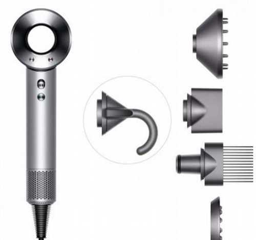 Dyson Hair Dryer HD07 Белый с 5 насадками