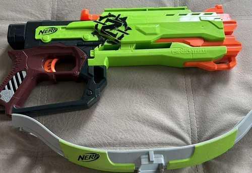 Арбалет бластер nerf zombie strike