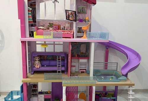 Домик кукольный Дом мечты Барби Barbie