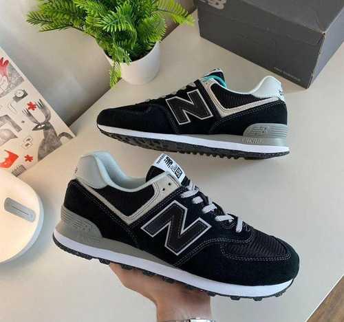 New Balance 574 Black Grey