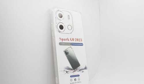 Чехол на Tecno Spark GO Прозрачный