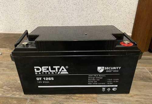 Аккумулятор delta dt1265 12v65
