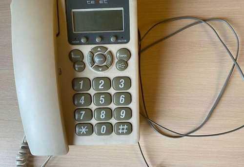 Телефон стационарный texet TX-205M