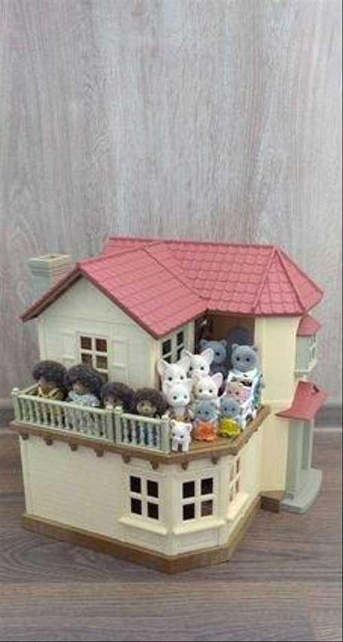 Sylvanian families большой дом со светом