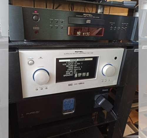 Rotel rcd 1072+rotel rsp 970+rotel rmb 1085