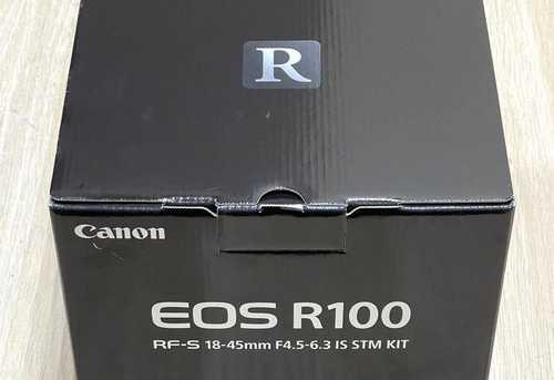 Canon EOS R100 Kit 18-45mm IS STM Новый