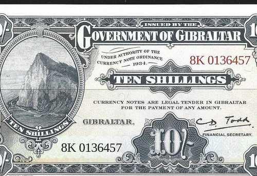 Банкноты. Гибралтар. UNC