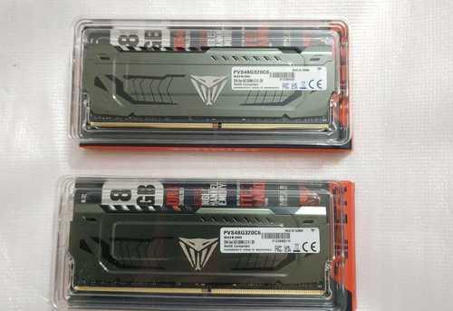 Опер память DDR4 Patriot PVS48G320C6 16гб(2*8Гб)