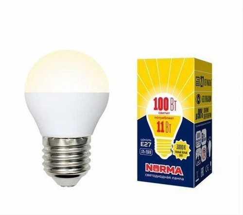 Лампа Volpe Norma G LED-G45-11W/WW/E27/FR/NR