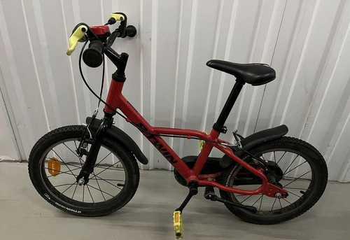 Велосипед детский btwin 16 racing 900 (декатлон)