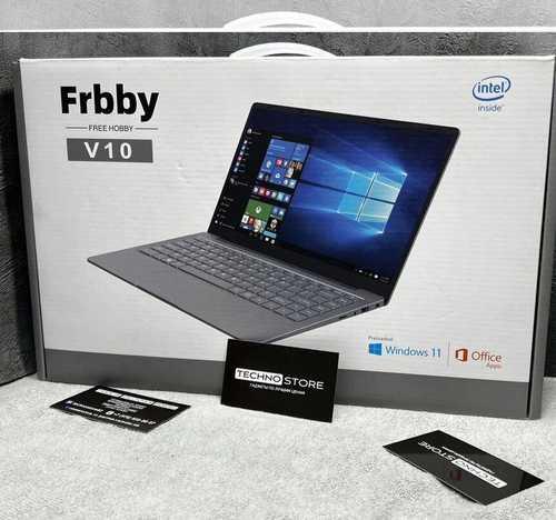 Ноутбук для учебы frbby V10 14" intel Celeron/8gb