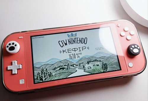 Nintendo switch lite прошитая чипом