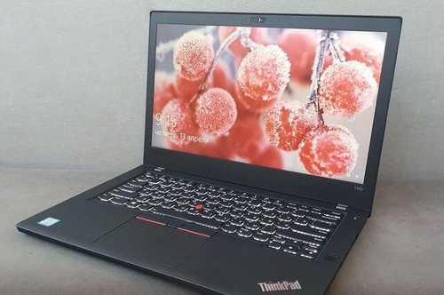 Чёткий Тонкий с 2акб ThinkPad T480 i5 озу16 nvm256