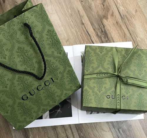 Брендовая коробка Gucci комплектом Новая