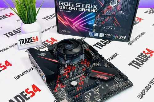 Asus ROG Strix B360-H, G4900, 8GB озу, Кулер