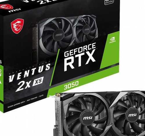 Новая MSI GeForce RTX 3050 Ventus 2X XS OC 8Gb