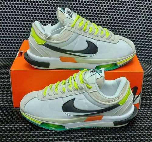 Кроссовки Sacai x Nike Zoom Cortez SP Luxe