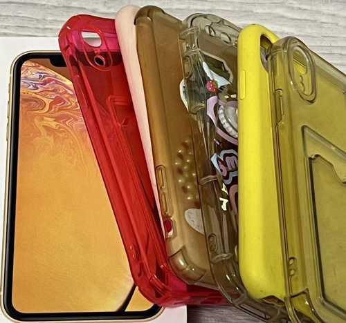 Коробка iPhone xr   чехлы