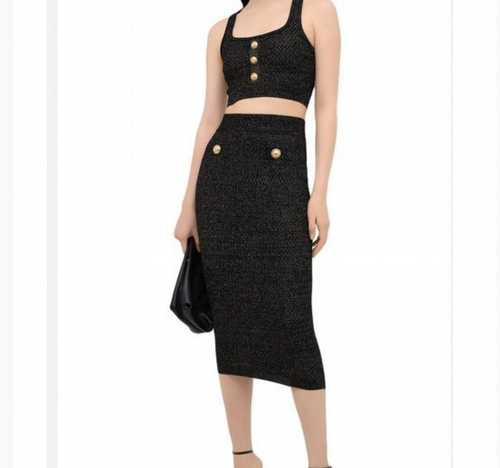 Костюм топ и юбка Balmain