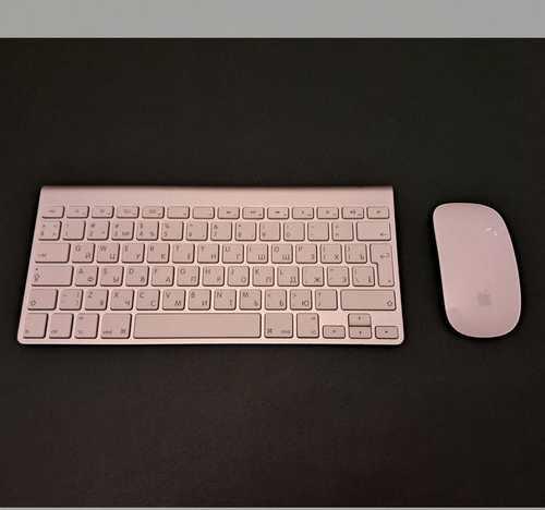 Apple Wireless Keyboard и Magic Mouse, комплектом