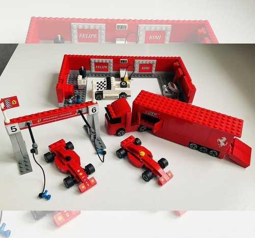 Lego 8155 Ferrari F1 Pit (Пит-стоп Феррари F1)