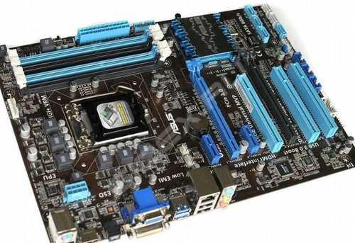 Плата lga 1155 asus p77-vlx+ i5 3570k +8 озу