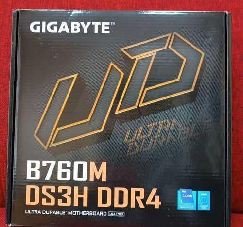 Материнская плата GigaByte B760m Ds3h Ddr4 (новая)