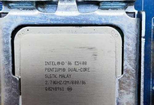 Intel Pentium E5400 и мат плата+ кулер