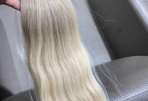 Натуральные волосы омбре 50см