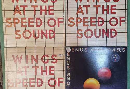 Пластинка Wings "AT the speed of sound"