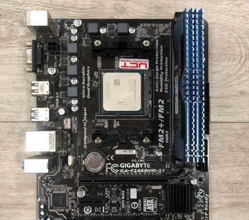 Gigabyte GA-F2A68HM-S1+A10-7800+DDR3 16Гб+SSD 256