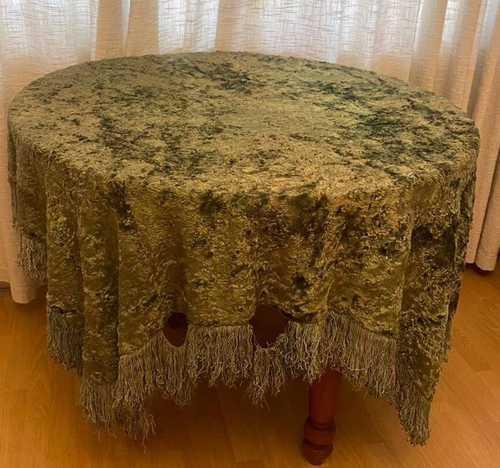 Плюшевая скатерть СССР