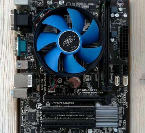 Комплект - i3-4160 s1150/ 8гб DDR3 / Gigabyte h81m