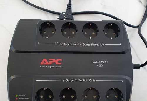 Ибп бесперебойник apc back ups es 400